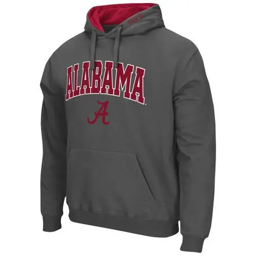 COLOSSEUM Alabama Crimson Tide Arch & Logo 3.0 Pullover Hoodie