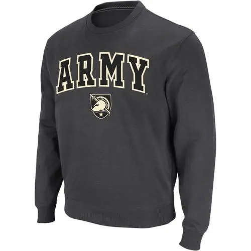 COLOSSEUM Army Black Knights Arch & Logo Crew Neck Sweatshirt
