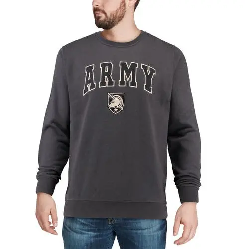 COLOSSEUM Army Black Knights Arch & Logo Crew Neck Sweatshirt