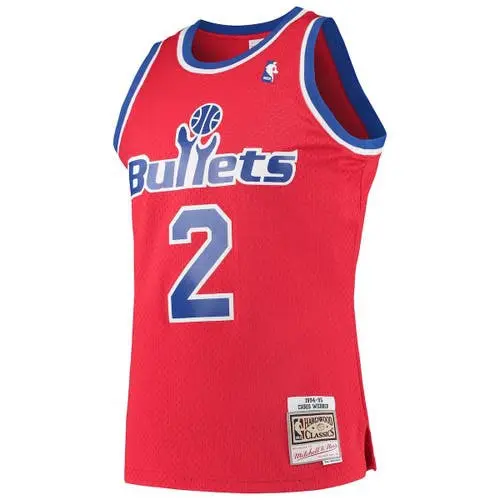 Mitchell & Ness Chris Webber Washington Bullets 1994/95 Hardwood Classics Swingman Jersey