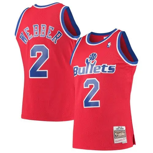 Mitchell & Ness Chris Webber Washington Bullets 1994/95 Hardwood Classics Swingman Jersey