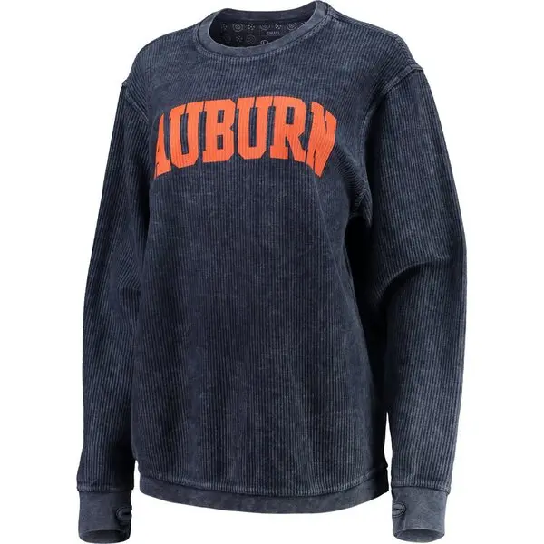 PRESSBOX Auburn Tigers Basic Arch Pullover Sweatshirt