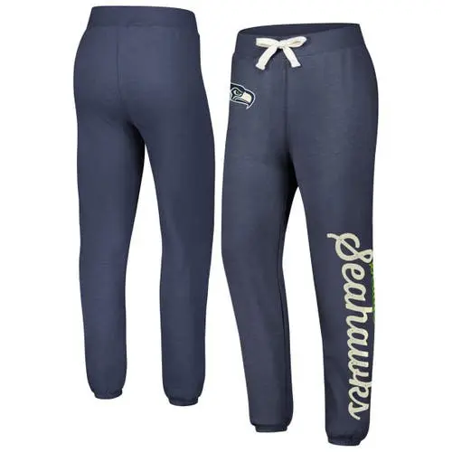 G-III 4HER BY CARL BANKS College Seattle Seahawks Scrimmage Fleece Pants - Navy