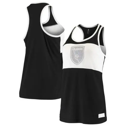 Adidas San Jose Earthquakes Racerback Tank Top - Black