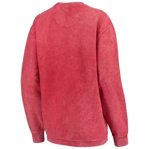 PRESSBOX Nebraska Huskers Comfy Cord Pullover Sweatshirt