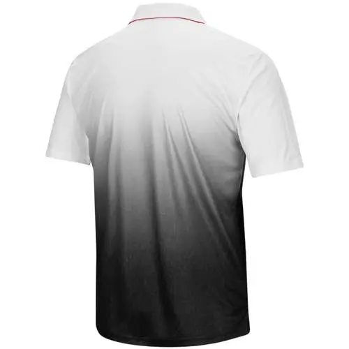 COLOSSEUM Heathered Gray Nebraska Huskers Magic Team Logo Polo