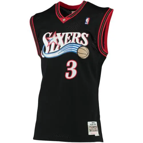 Mitchell & Ness Allen Iverson Philadelphia 76ers 2000/01 Hardwood Classics Swingman Jersey - Black