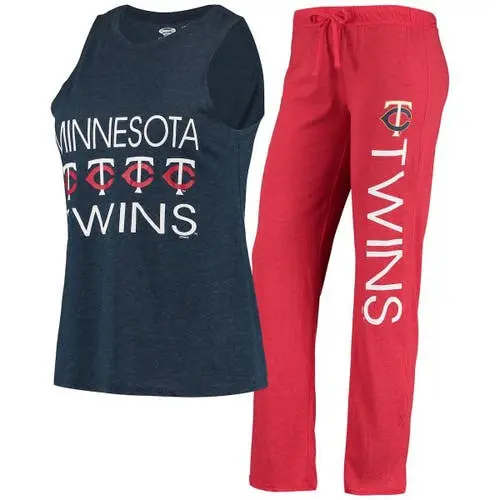 CONCEPTS SPORT Minnesota Twins Sleep Set - Red