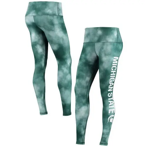 ZOOZATZ Michigan State Spartans Cloud Dye Mist Leggings