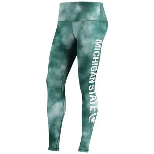 ZOOZATZ Michigan State Spartans Cloud Dye Mist Leggings