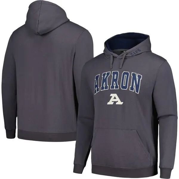 COLOSSEUM Akron Zips Arch And Logo Pullover Hoodie