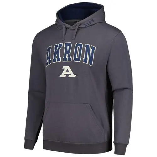 COLOSSEUM Akron Zips Arch And Logo Pullover Hoodie
