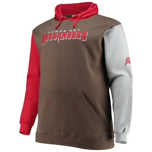 Profile Black Tampa Bay Buccaneers Big & Tall Pullover Hoodie