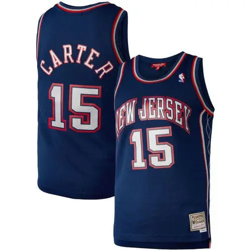 Mitchell & Ness Vince Carter New Jersey Nets Hardwood Classics 2006 Swingman Jersey - Navy