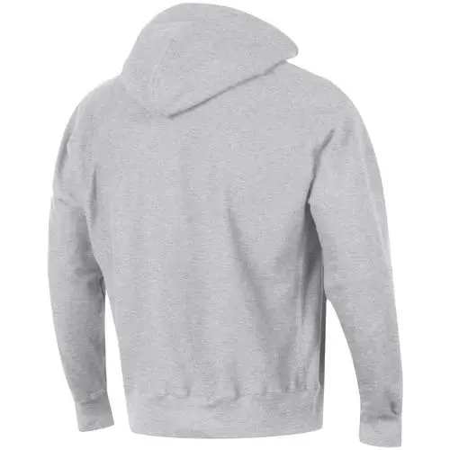 Champion Heathered Gray Kansas State Wildcats Team Arch Reverse Weave Pullover Hoodie