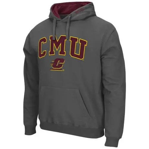 COLOSSEUM Cent. Michigan Chippewas Arch And Logo Pullover Hoodie By