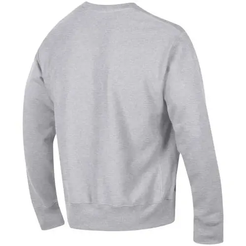 Champion Heathered Gray Kansas State Wildcats Arch Reverse Weave Pullover Sweatshirt