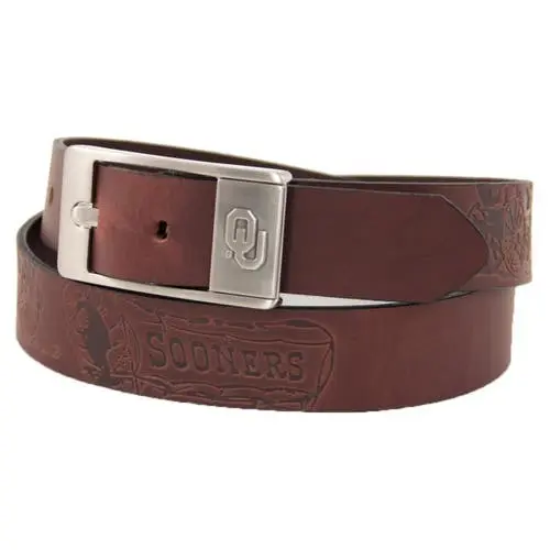 EAGLES WINGS Oklahoma Sooners Leather Belt
