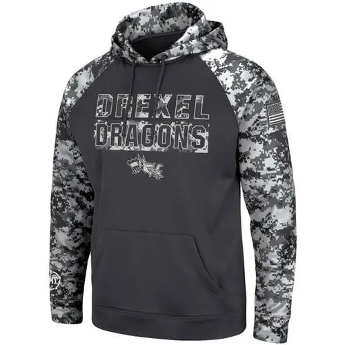 COLOSSEUM Drexel Dragons Oht Military Appreciation Digital Camo Pullover Hoodie