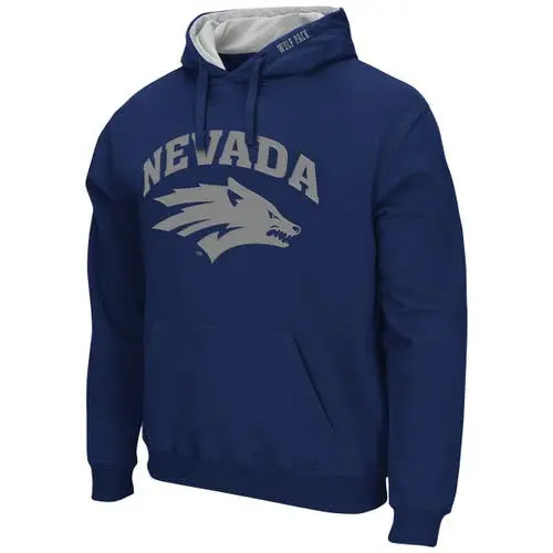 COLOSSEUM Nevada Wolf Pack Arch And Logo Pullover Hoodie