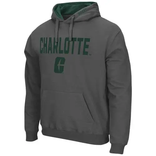 COLOSSEUM Charlotte 49ers Arch And Logo Pullover Hoodie