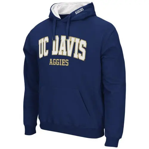 COLOSSEUM Uc Davis Aggies Arch And Logo Pullover Hoodie