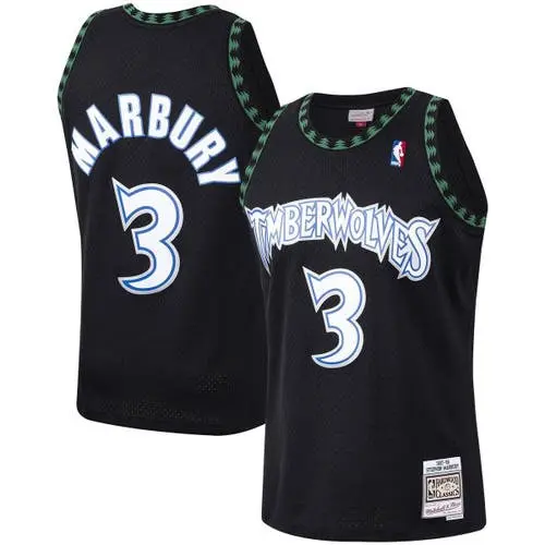 Mitchell & Ness Stephon Marbury Minnesota Timberwolves 1997/98 Hardwood Classics Swingman Jersey