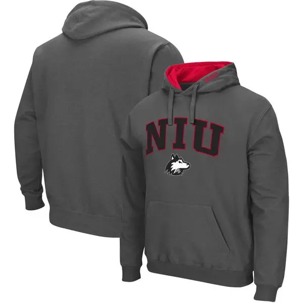 COLOSSEUM Northern Illinois Huskies Arch And Logo Pullover Hoodie