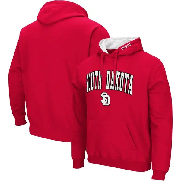 COLOSSEUM South Dakota Coyotes Arch And Logo Pullover Hoodie
