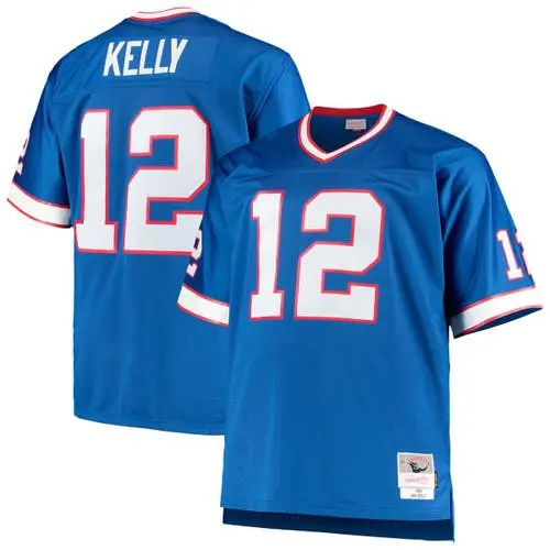 Mitchell & Ness Jim Kelly Buffalo Bills 1990 Retired Player Replica Jersey - Royal