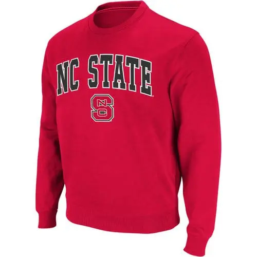 COLOSSEUM Nc State Wolfpack Arch & Logo Crew Neck Sweatshirt