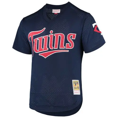 Mitchell & Ness David Ortiz Minnesota Twins 2002 Cooperstown Collection Mesh Batting Practice Jersey