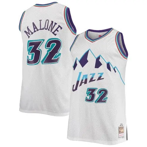 Mitchell & Ness Karl Malone Utah Jazz 1996/97 Big & Tall Hardwood Classics Swingman Jersey