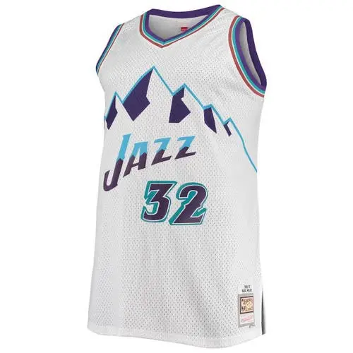 Mitchell & Ness Karl Malone Utah Jazz 1996/97 Big & Tall Hardwood Classics Swingman Jersey