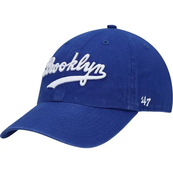 '47 Brooklyn Dodgers Logo Cooperstown Collection Clean Up Adjustable Hat