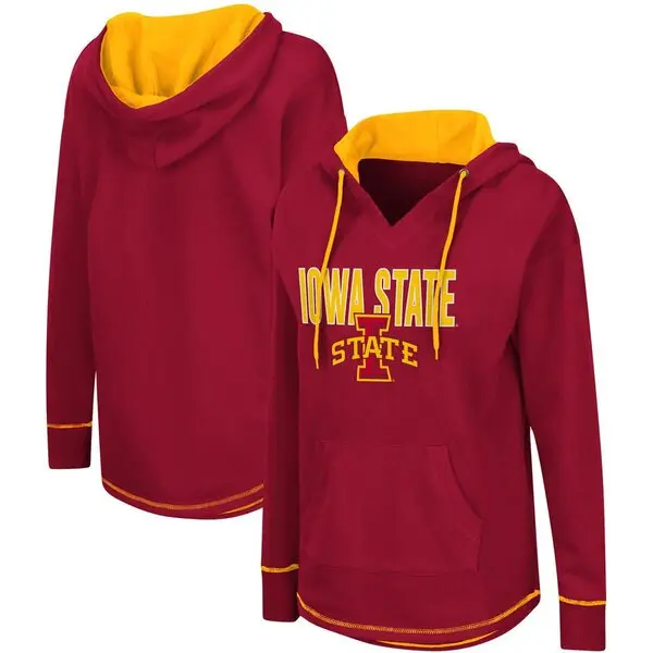 COLOSSEUM Iowa State Cyclones Tunic Pullover Hoodie