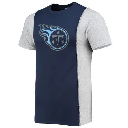 REFRIED APPAREL Heathered Gray Tennessee Titans Sustainable Split T-shirt