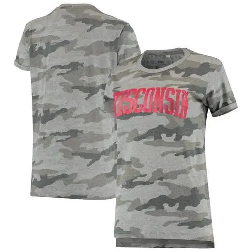 PRESSBOX Wisconsin Badgers Print T-shirt