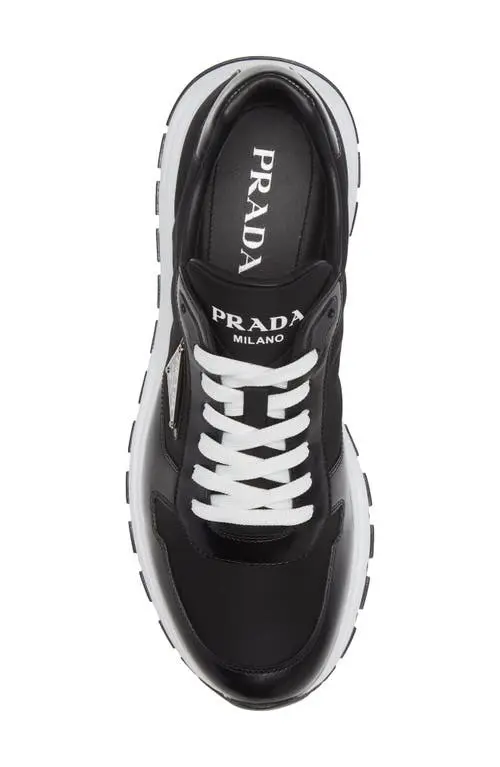 Prada Prax 1 Mixed Media Sneakers - Nero