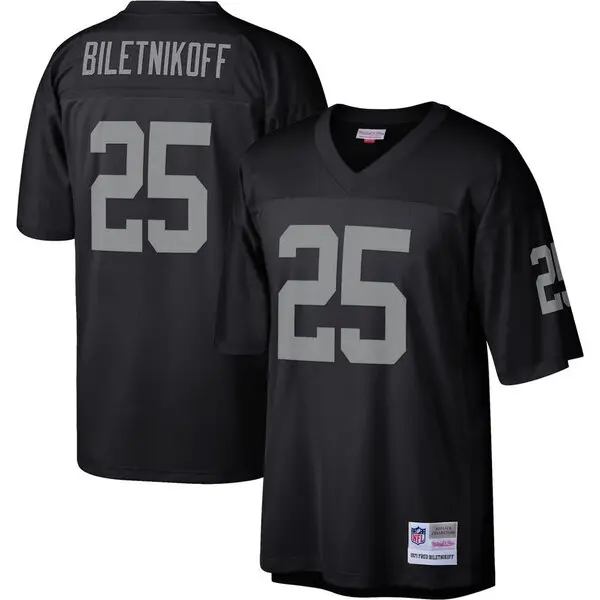 Mitchell & Ness Fred Biletnikoff Las Vegas Raiders Legacy Replica Jersey By - Black