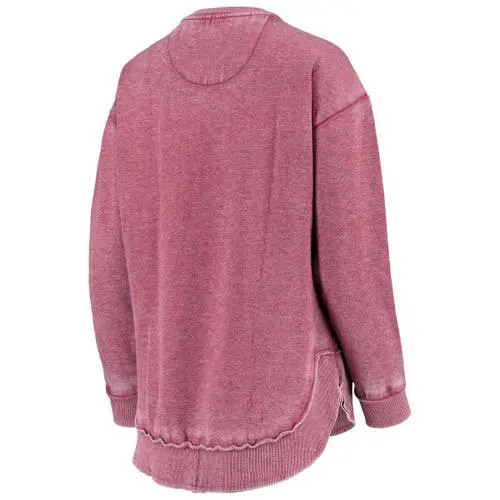 PRESSBOX Arkansas Razorbacks Vintage Wash Pullover Sweatshirt