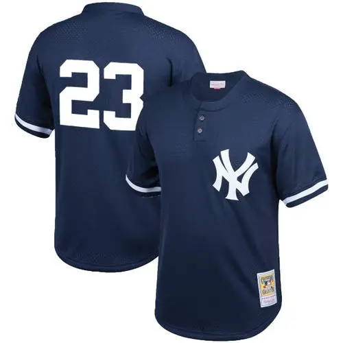 Mitchell & Ness Don Mattingly New York Yankees Cooperstown Collection Big & Tall Mesh Batting Practice Jersey - Navy