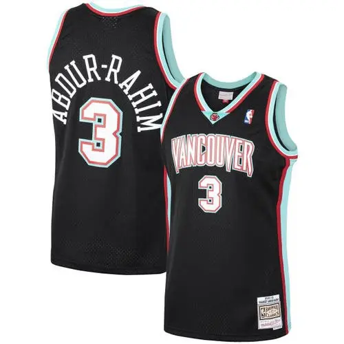 Mitchell & Ness Shareef Abdur-rahim Vancouver Grizzlies 2000/01 Hardwood Classics Swingman Jersey - Black