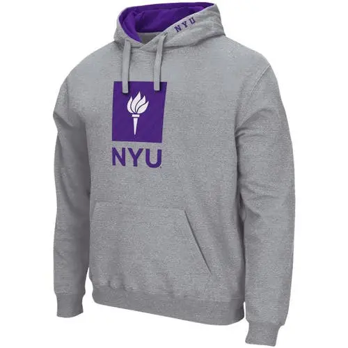 COLOSSEUM Nyu Violets Arch & Logo 3.0 Pullover Hoodie