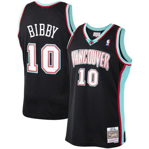 Mitchell & Ness Mike Bibby Vancouver Grizzlies 2000/01 Hardwood Classics Swingman Jersey - Black