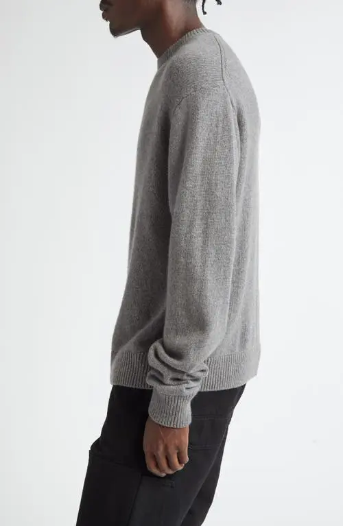 THE ELDER STATESMAN Simple Cashmere Sweater - Light Grey