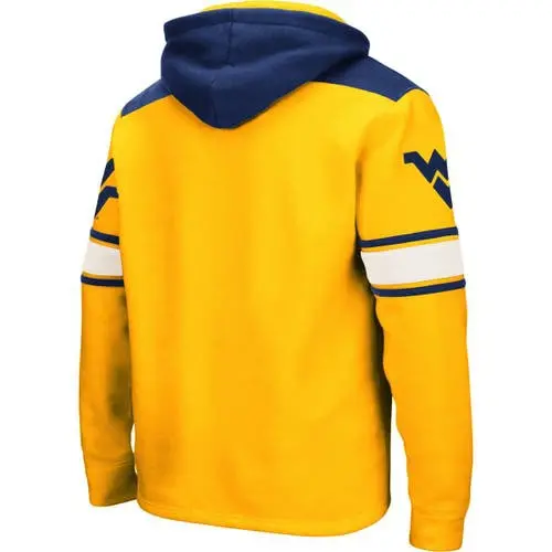 COLOSSEUM West Virginia Mountaineers 2.0 Lace-up Pullover Hoodie - Gold