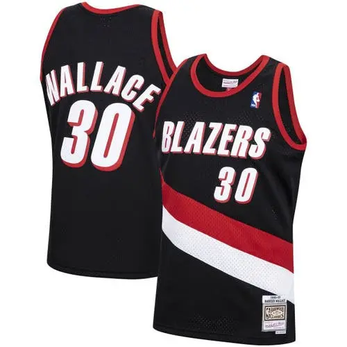 Mitchell & Ness Rasheed Wallace Portland Trail Blazers 1999/00 Hardwood Classics Swingman Jersey - Black
