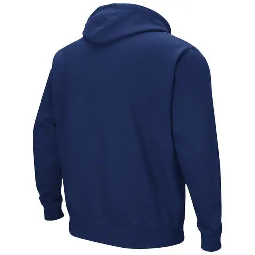 COLOSSEUM West Virginia Mountaineers Arch & Logo 3.0 Pullover Hoodie - Navy
