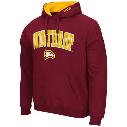 COLOSSEUM Winthrop Eagles Arch And Logo Pullover Hoodie